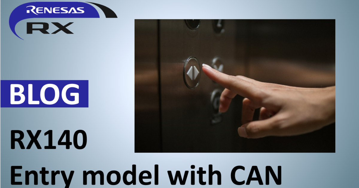 RX140帮您降低CAN应用程序的功耗和成本！ | Renesas 瑞萨电子